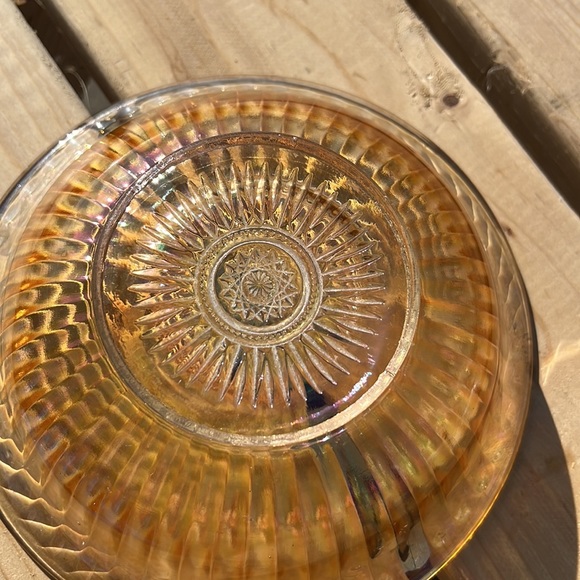Vintage | Dining | Vintage Imperial Marigold Carnival Glass Depression ...